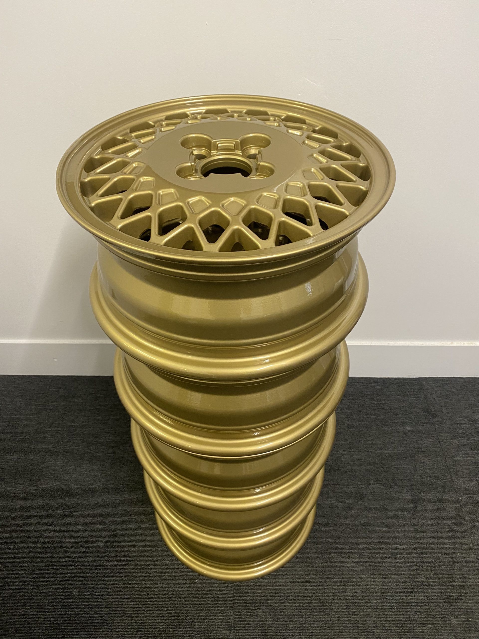 Metro 13" Lattice Alloys Wheels in Gold (Set of 4) - My Blog