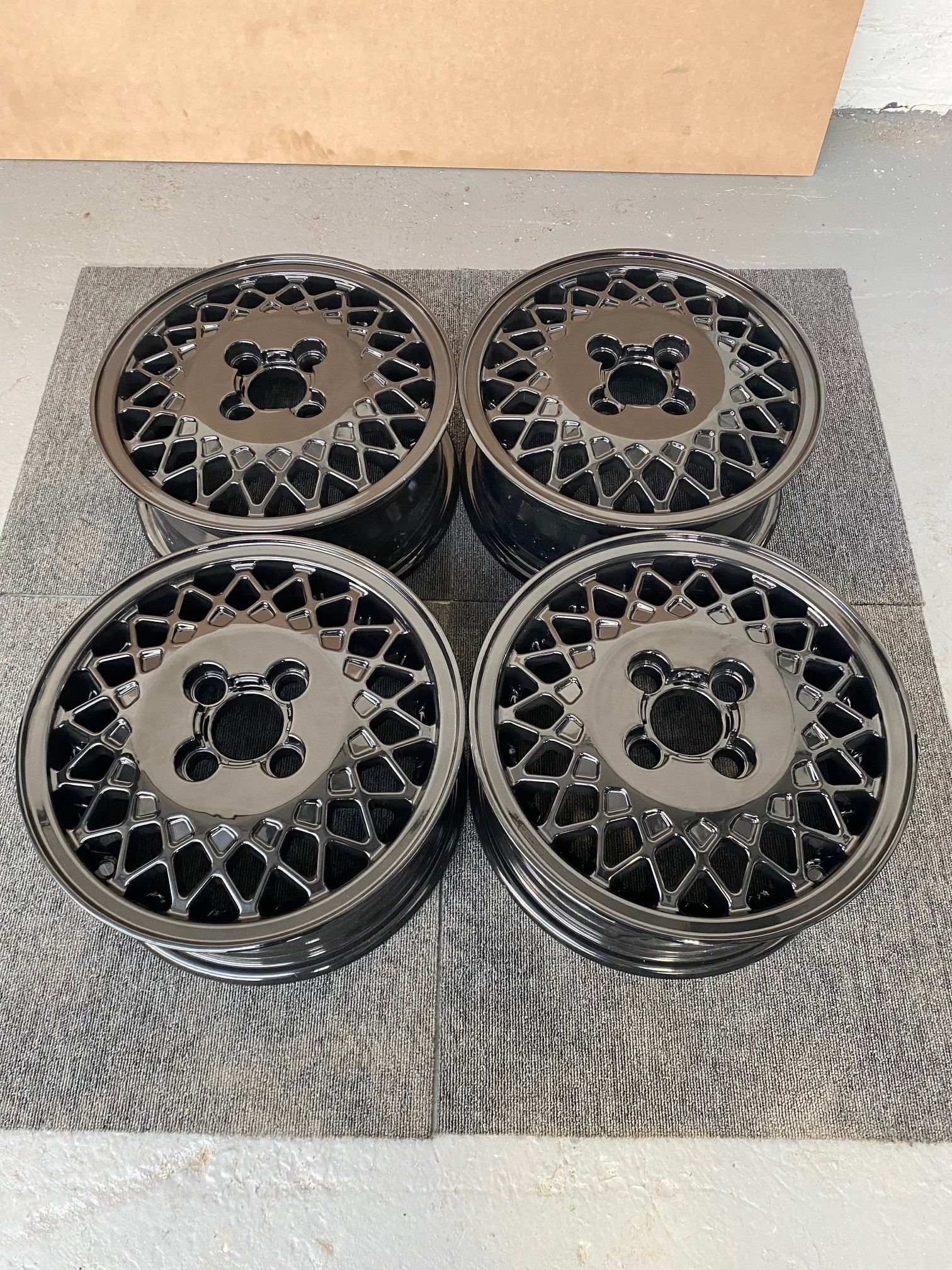Metro 13" Lattice Alloys Wheels in Black (Set of 4) - My Blog